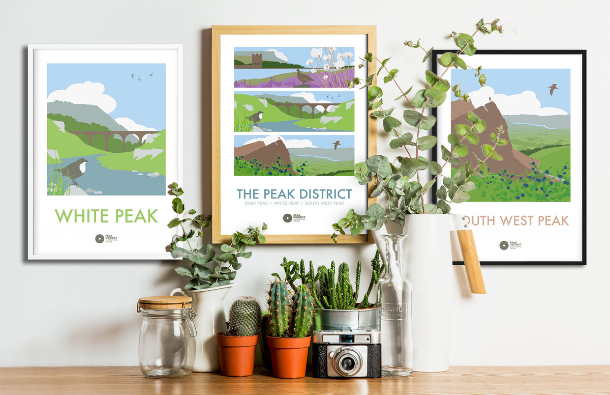 The Peak District Trio Wall Art – Peak District National Park